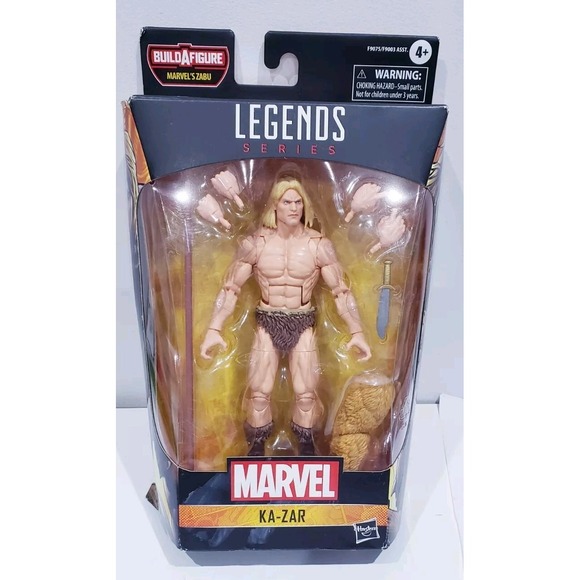 Hasbro | Toys | Marvel Zabu Legends Series Kazar Action Figure Build A ...